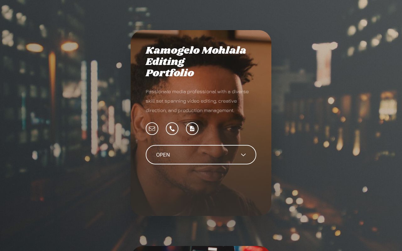 Kamogelo S Mohlala’s Portfolio